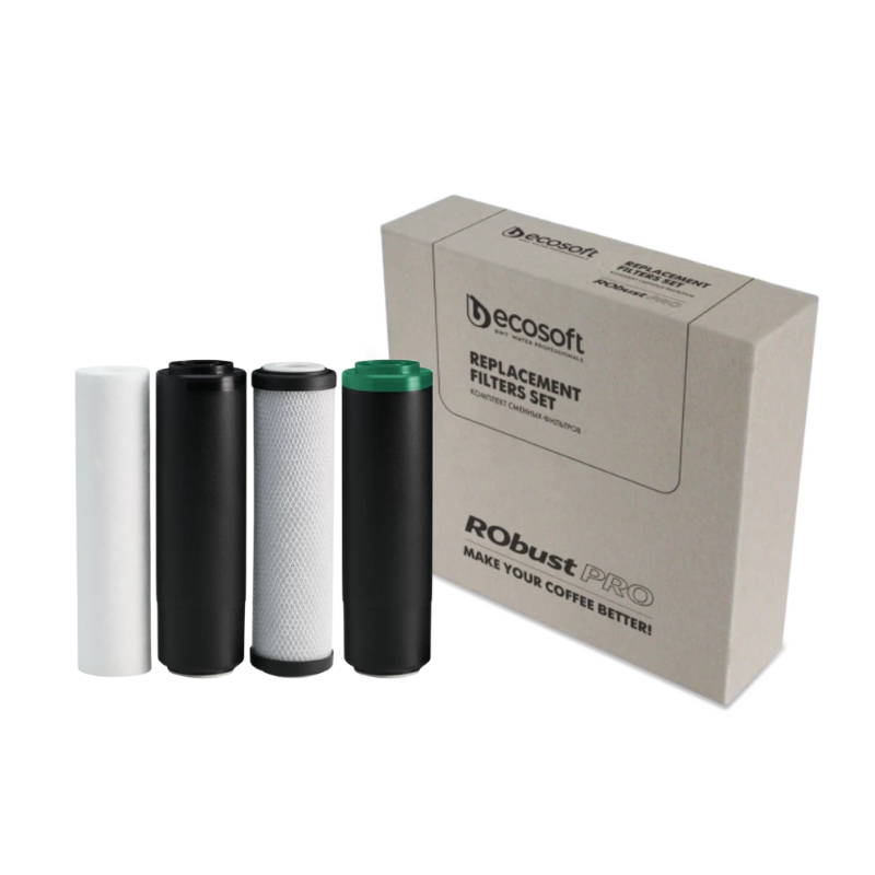 Комплект картриджів 1-2-3-4 ECOSOFT для фільтра RObust COFFEE купити в ...